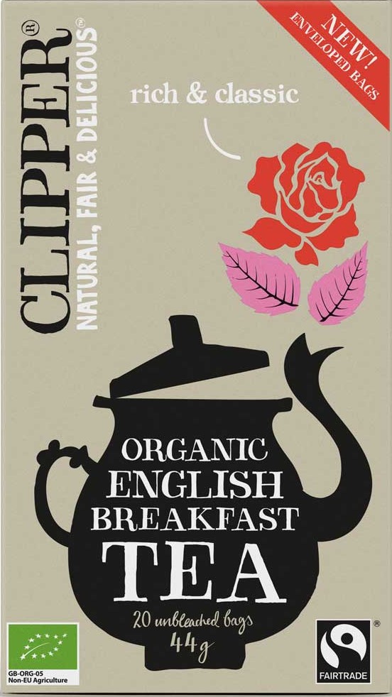 CLIPPER - Μαύρο Τσάι "English Breakfast" BIO - 20 Φακελάκια